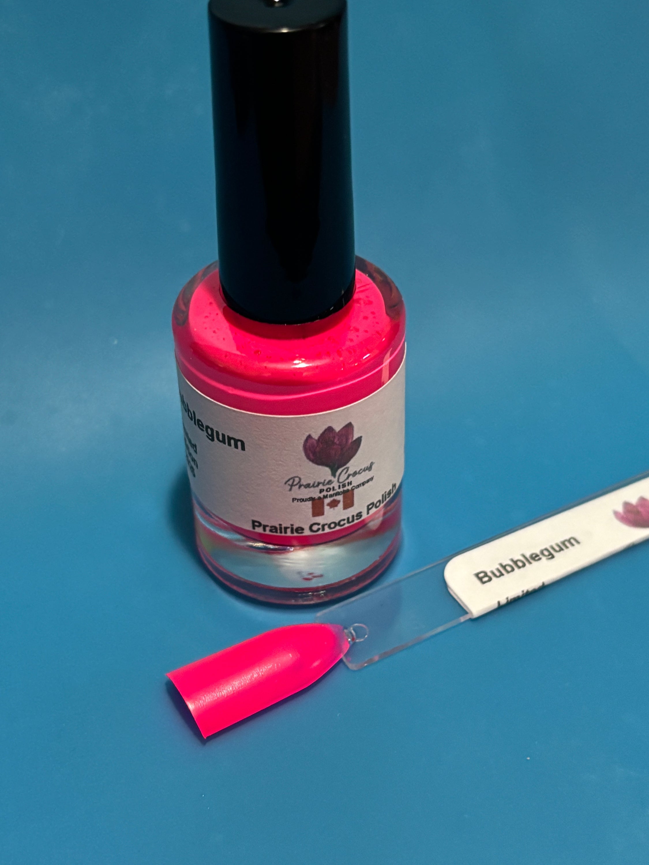 Prairie Crocus Polish Bubblegum - Hot Pink Nail Polish – NailStuff