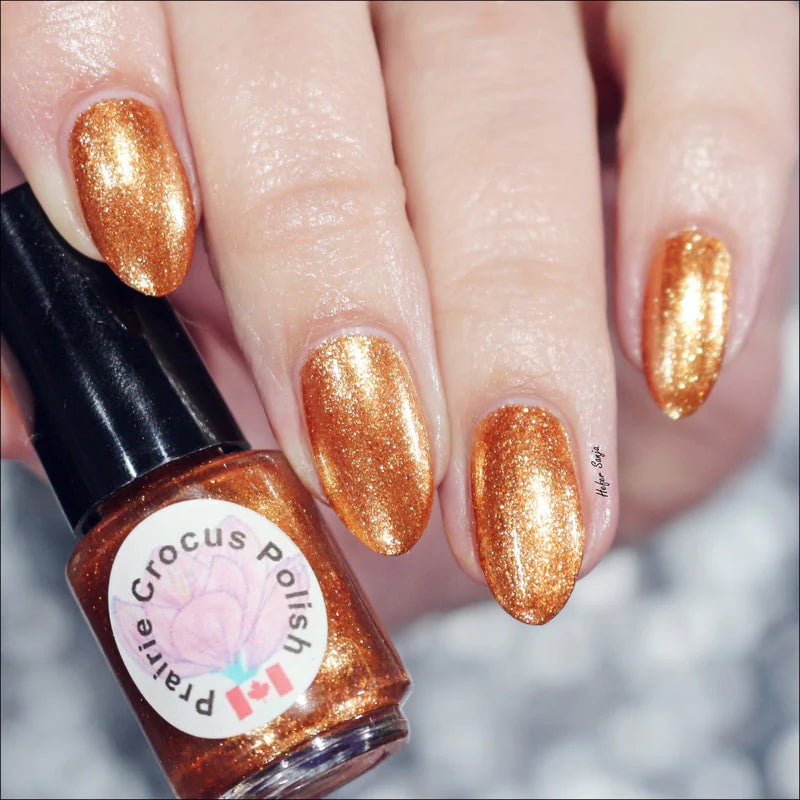 Prairie Crocus Polish Cleopatra - Bronze Shimmer Nail Polish – NailStuff